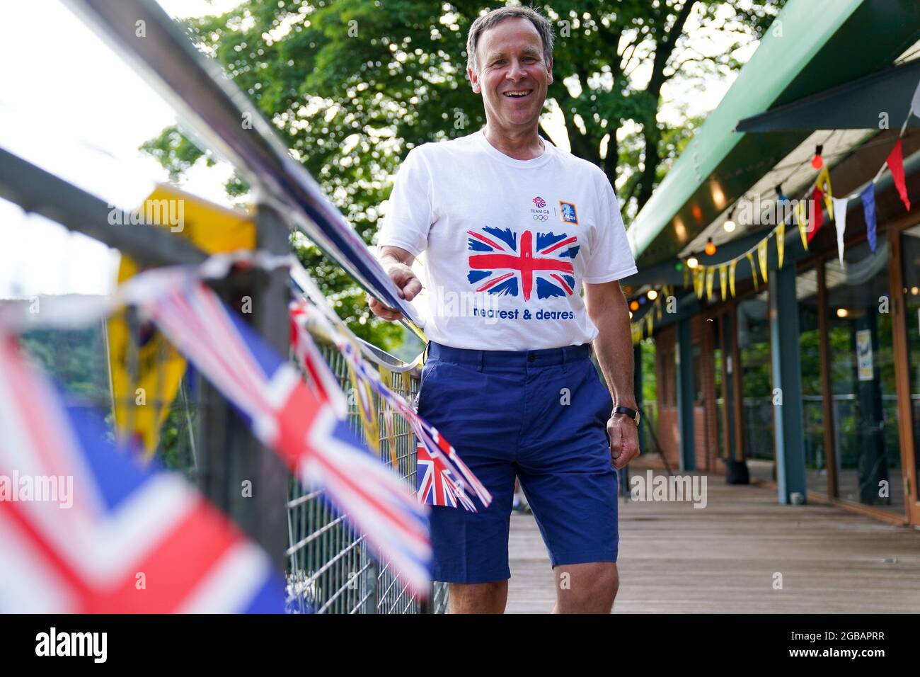 Paul Gimson, father of John Gimson, at Rudyard Lake Sailing Club, in ...