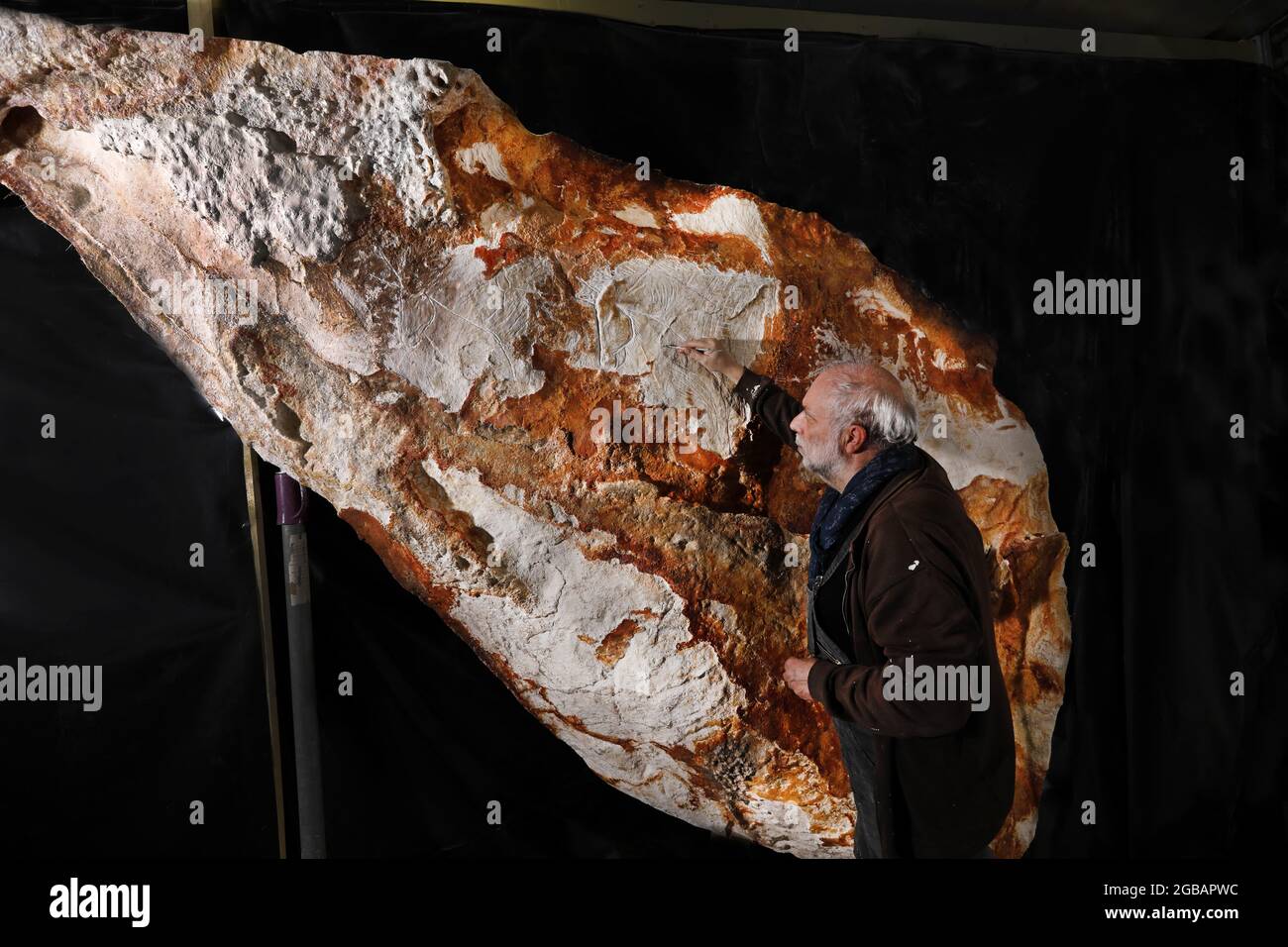 The Prehistorian and Plastician Gilles Tosello is responsible for ...