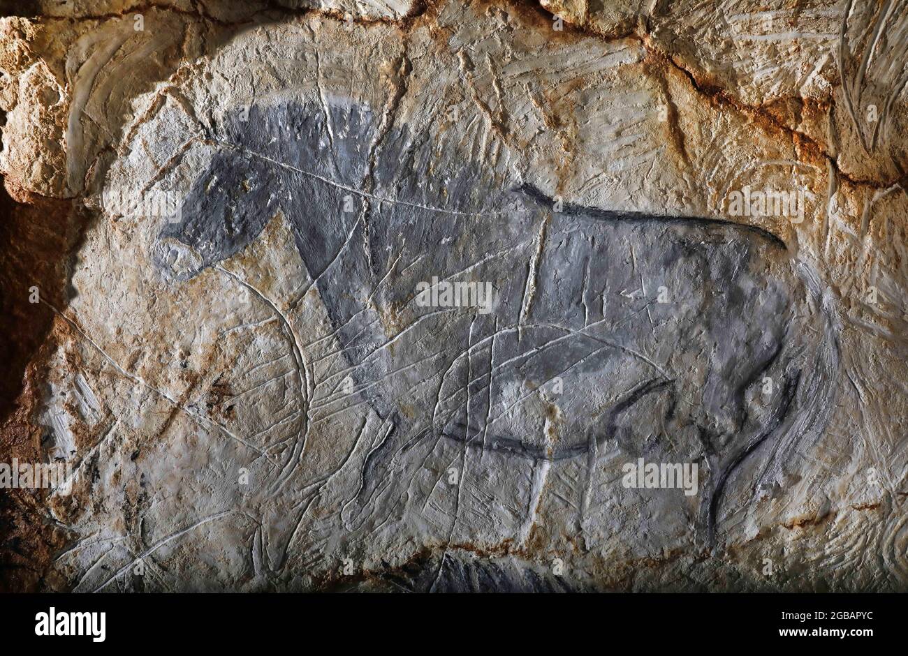 The Prehistorian and Plastician Alain Dalis is responsible for ...