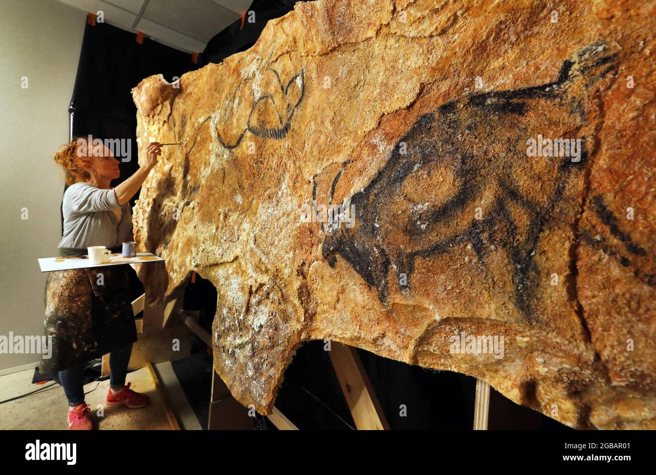 The Prehistorian and Plastician Gilles Tosello is responsible for ...