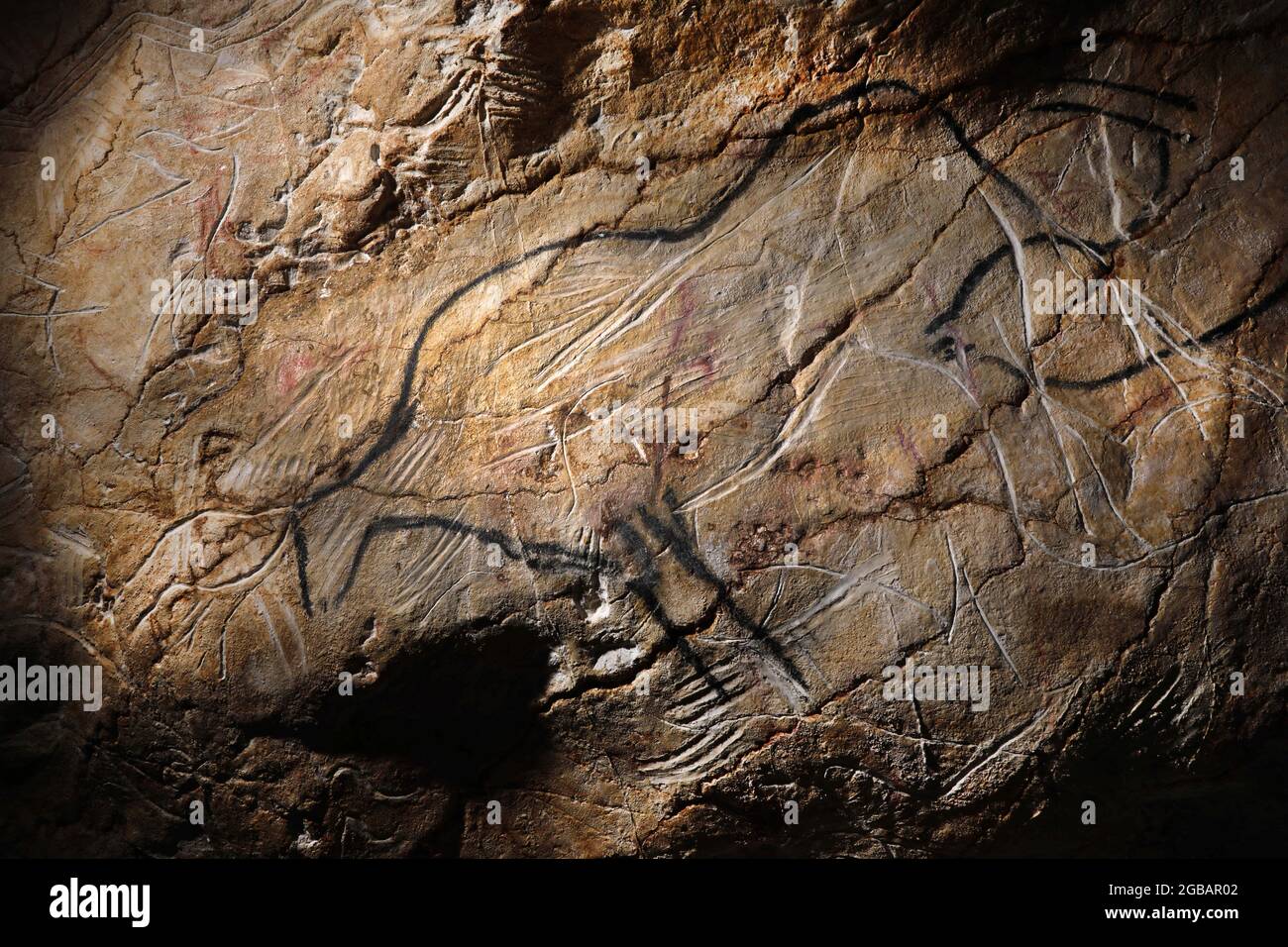 The Prehistorian and Plastician Gilles Tosello is responsible for ...