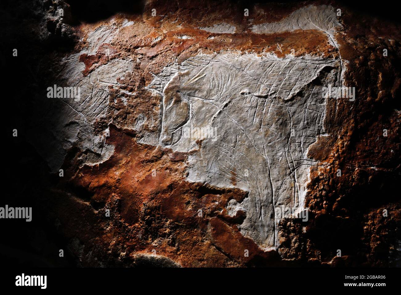 The Prehistorian and Plastician Gilles Tosello is responsible for ...