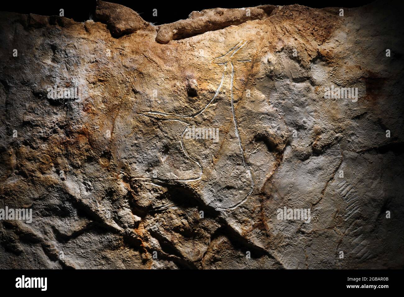 The Prehistorian and Plastician Alain Dalis is responsible for ...