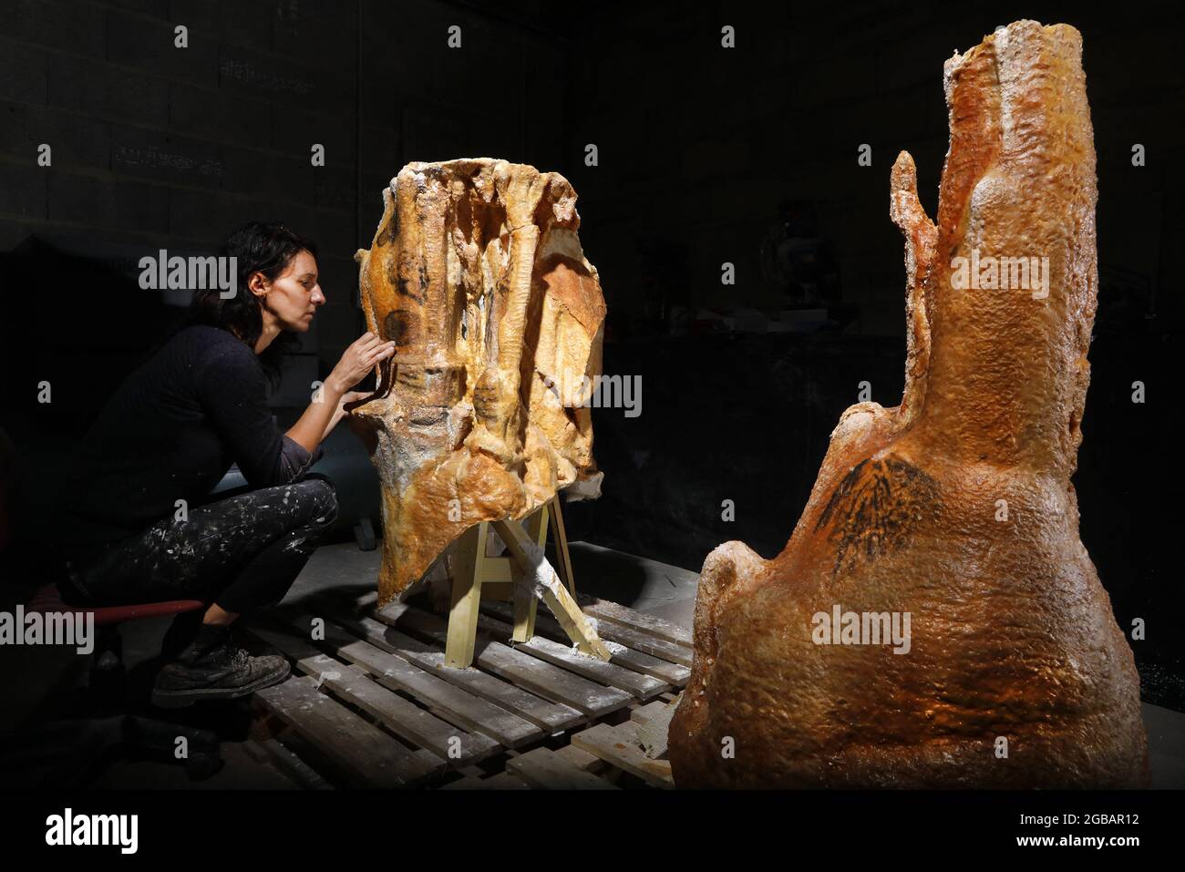 The Prehistorian and Plastician Alain Dalis is responsible for ...