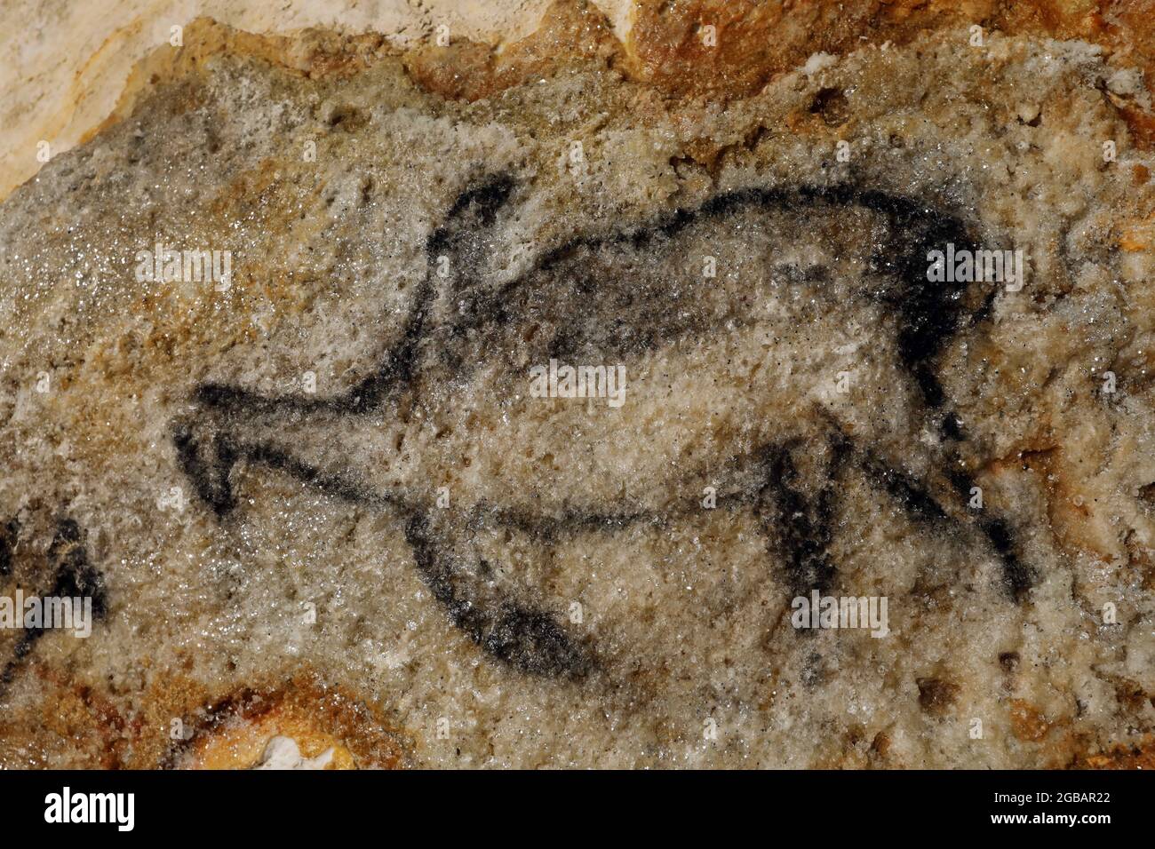 The Prehistorian and Plastician Gilles Tosello is responsible for ...