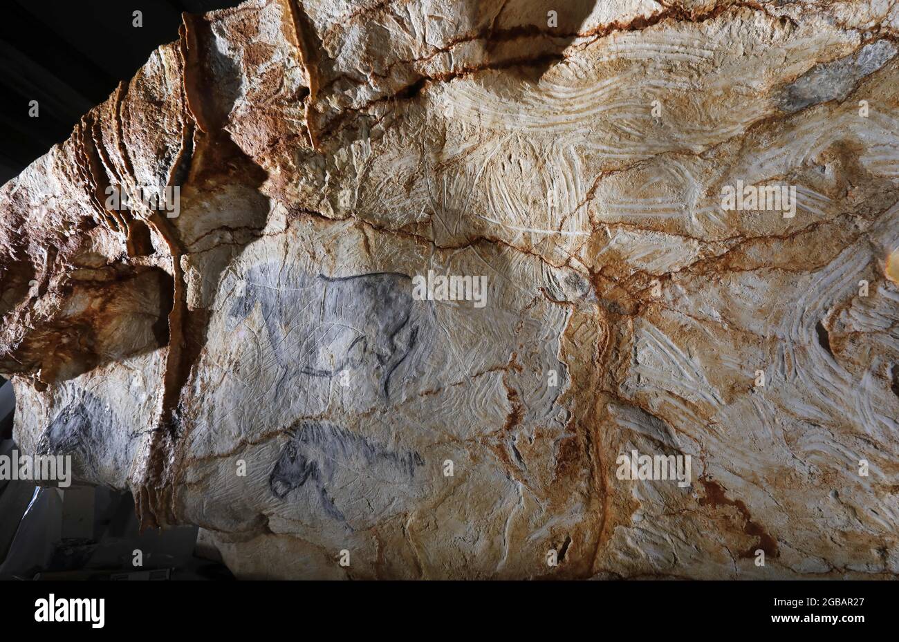 The Prehistorian and Plastician Alain Dalis is responsible for ...