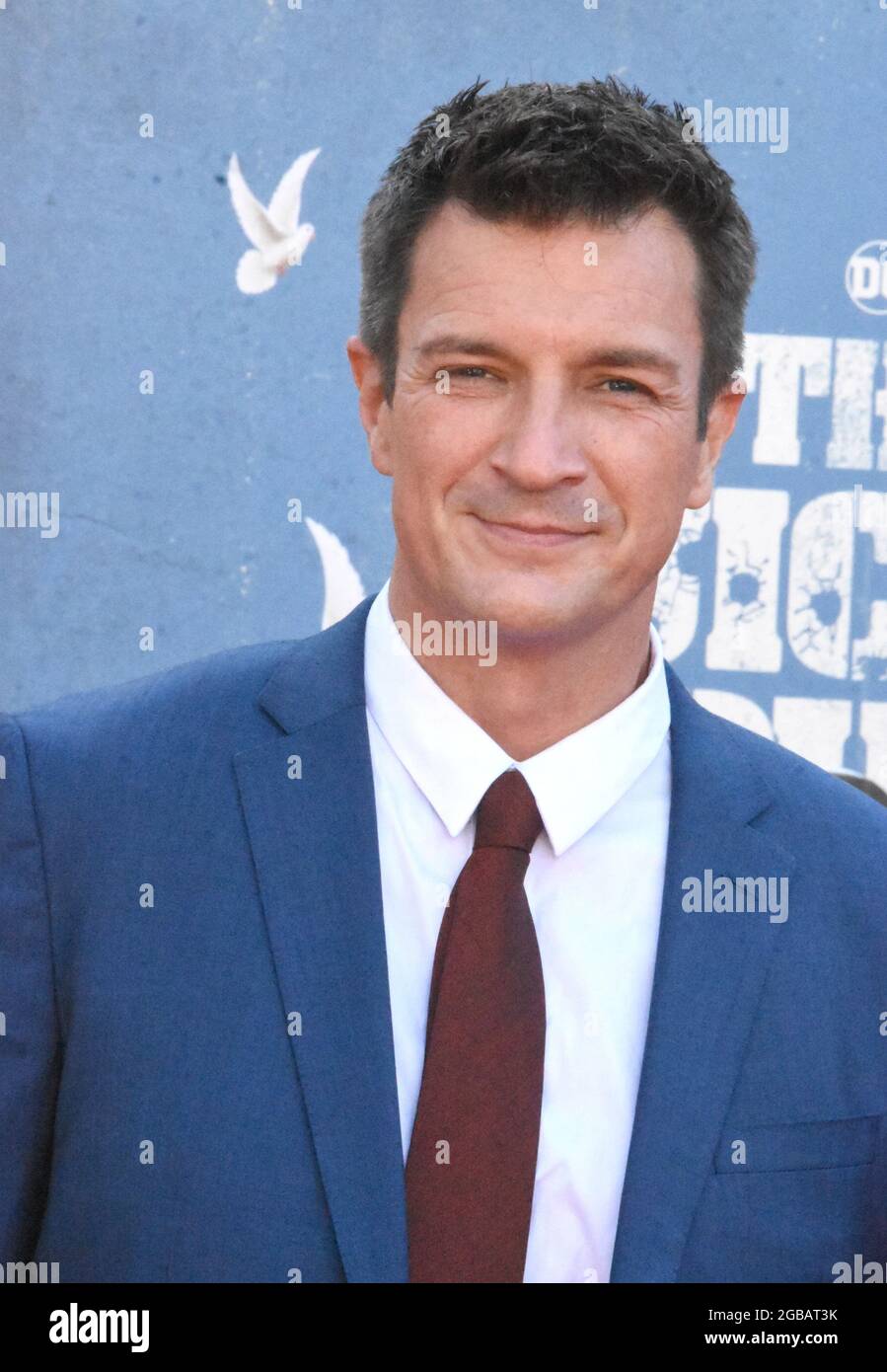 Los Angeles, California, USA 2nd August 2021 Actor Nathan Fillion ...