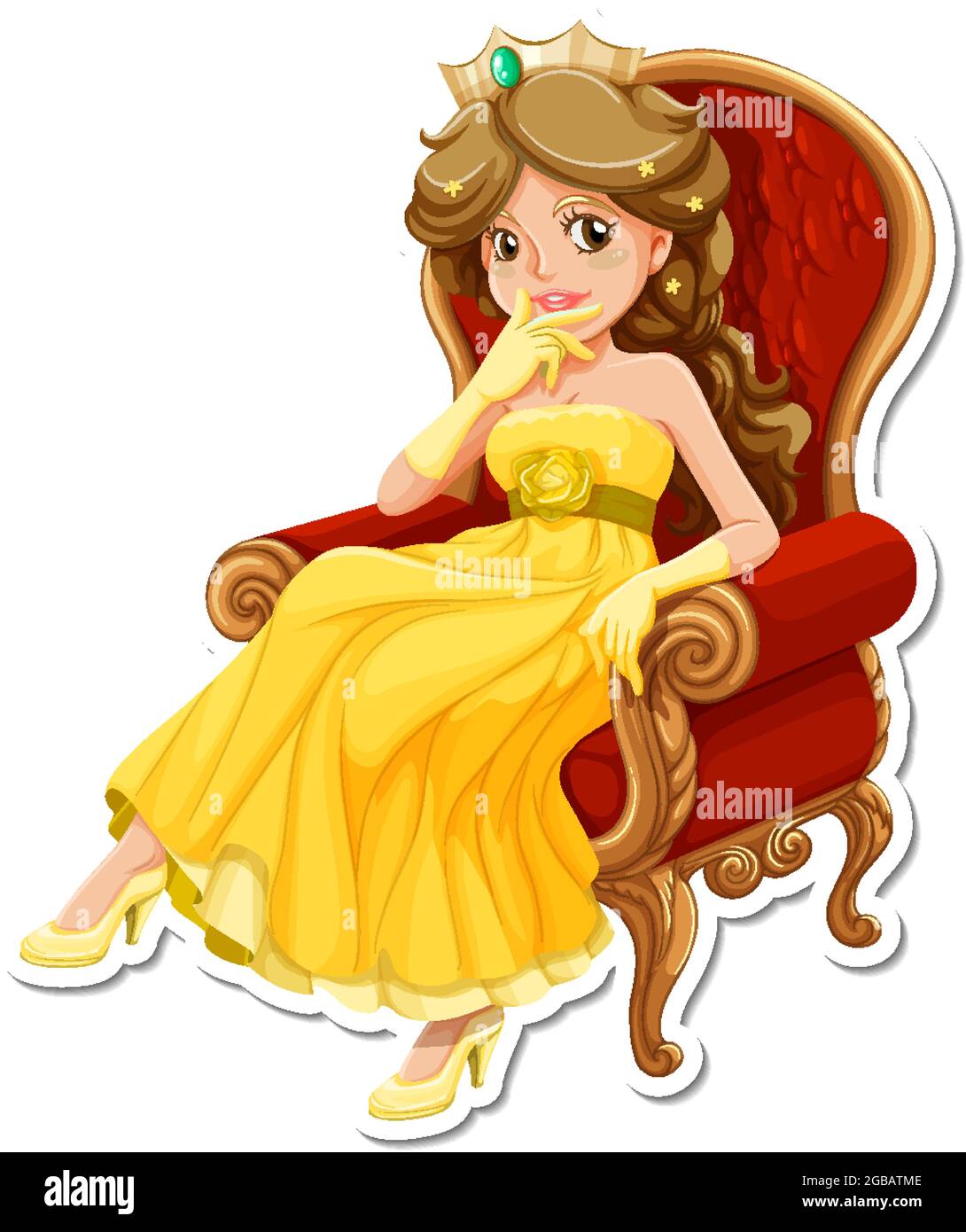 Beautiful Cartoon Princess