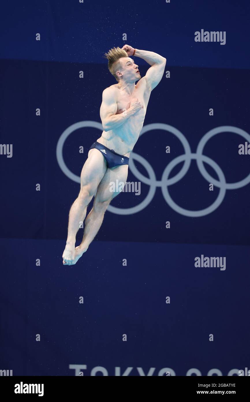 Tokyo, Japan. 3rd Aug, 2021. LAUGHER Jack (GBR) Diving : Men's 3m ...
