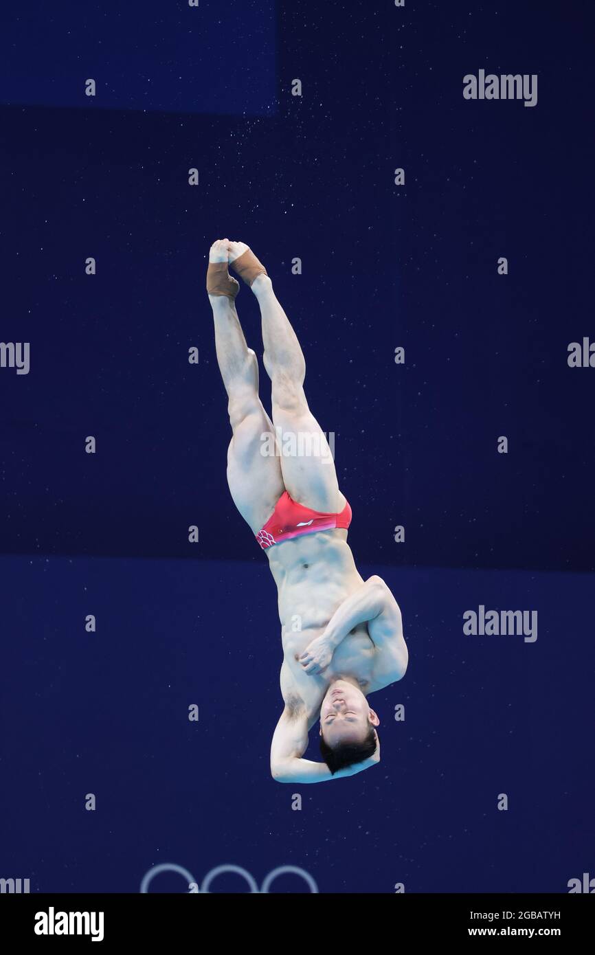 Tokyo, Japan. 3rd Aug, 2021. XIE Siyi (CHN) Diving : Men's 3m ...