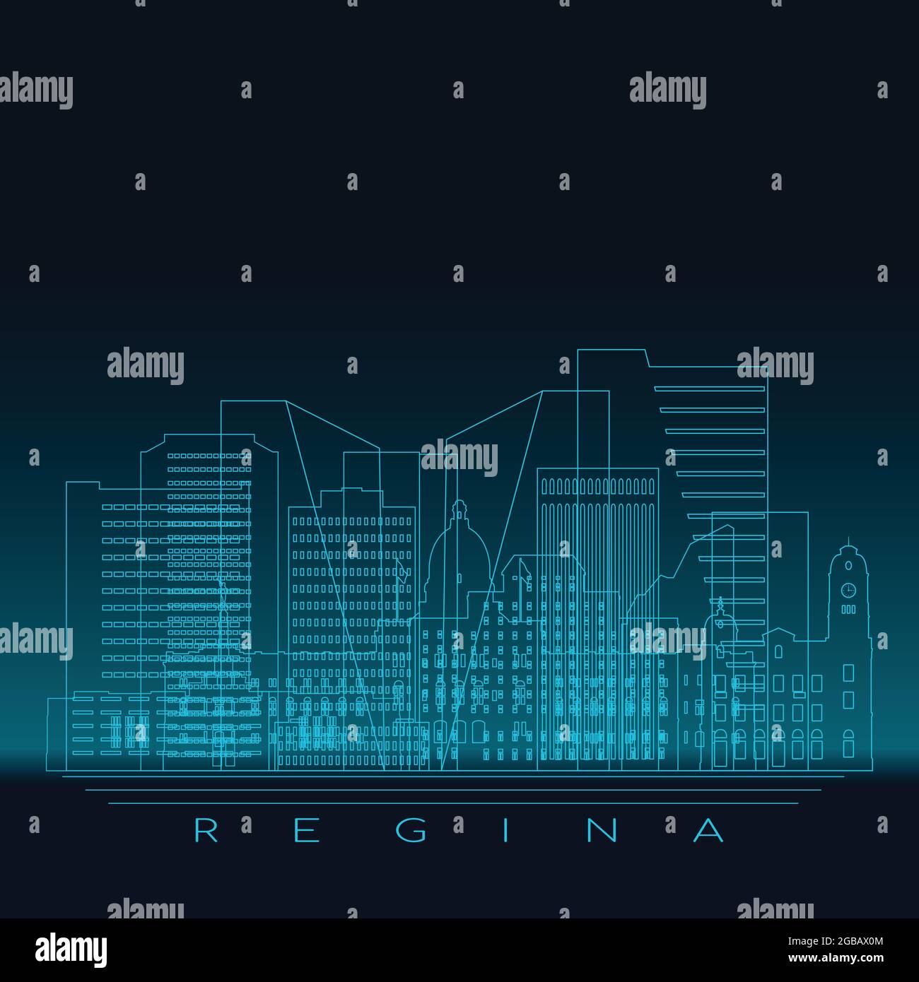 Regina saskatchewan architecture Stock Vector Images - Alamy