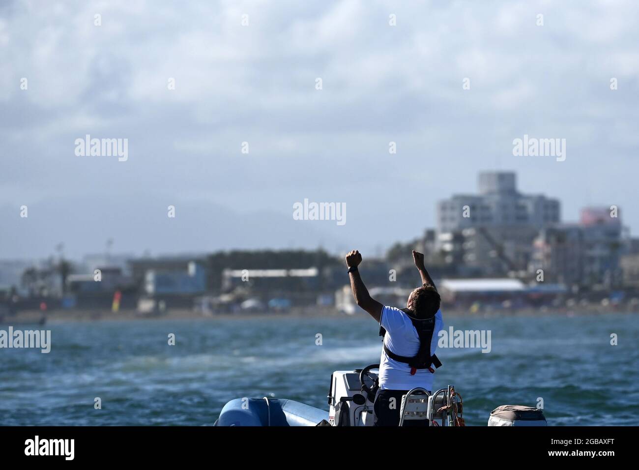 Kanagawa, Japan. 3rd Aug, 2021. Coach of Italy Gabriele Bruni ...