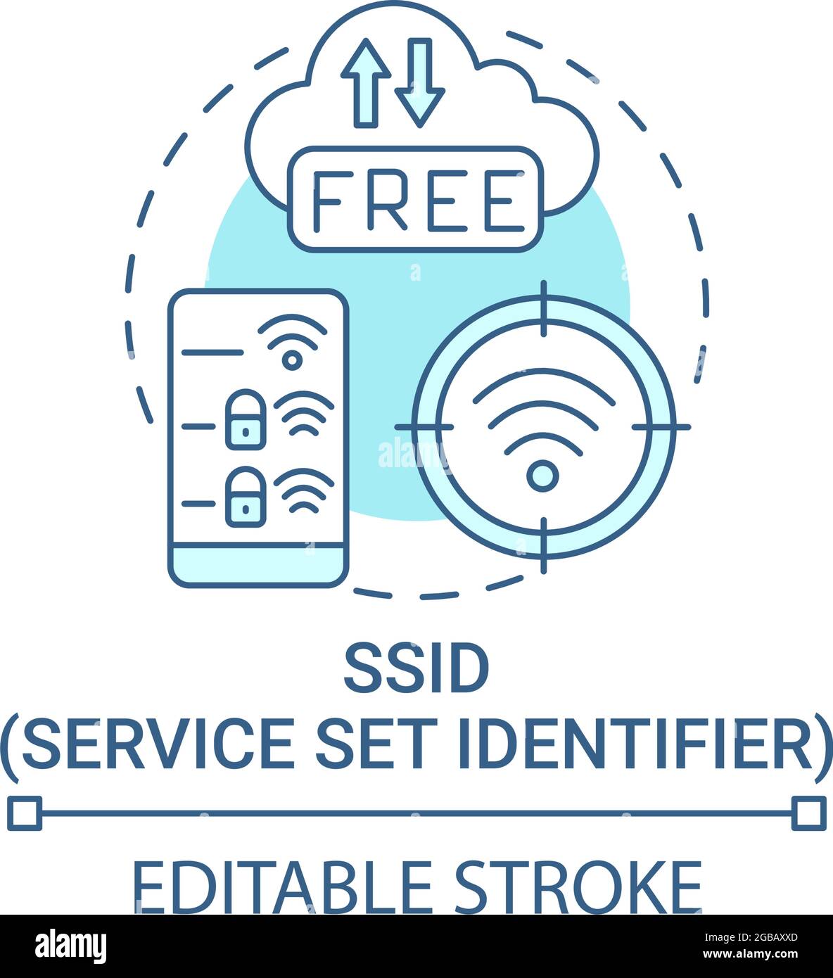 Identifier symbol Stock Vector Images - Alamy