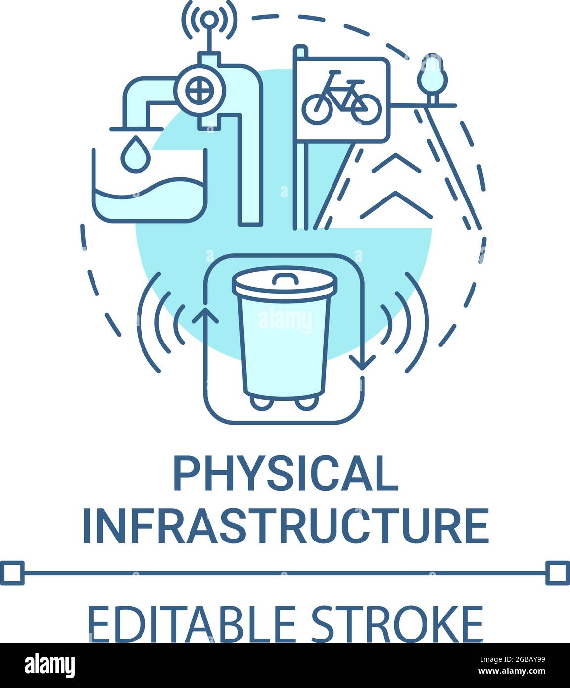 Physical infrastructure blue concept icon Stock Vector Image & Art - Alamy Physical infrastructure blue concept icon Stock Vector Image & Art - Alamy