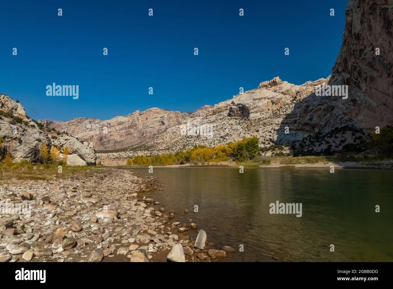 Split Mountain Canyon cut by the Green River, Dinosaur National ...