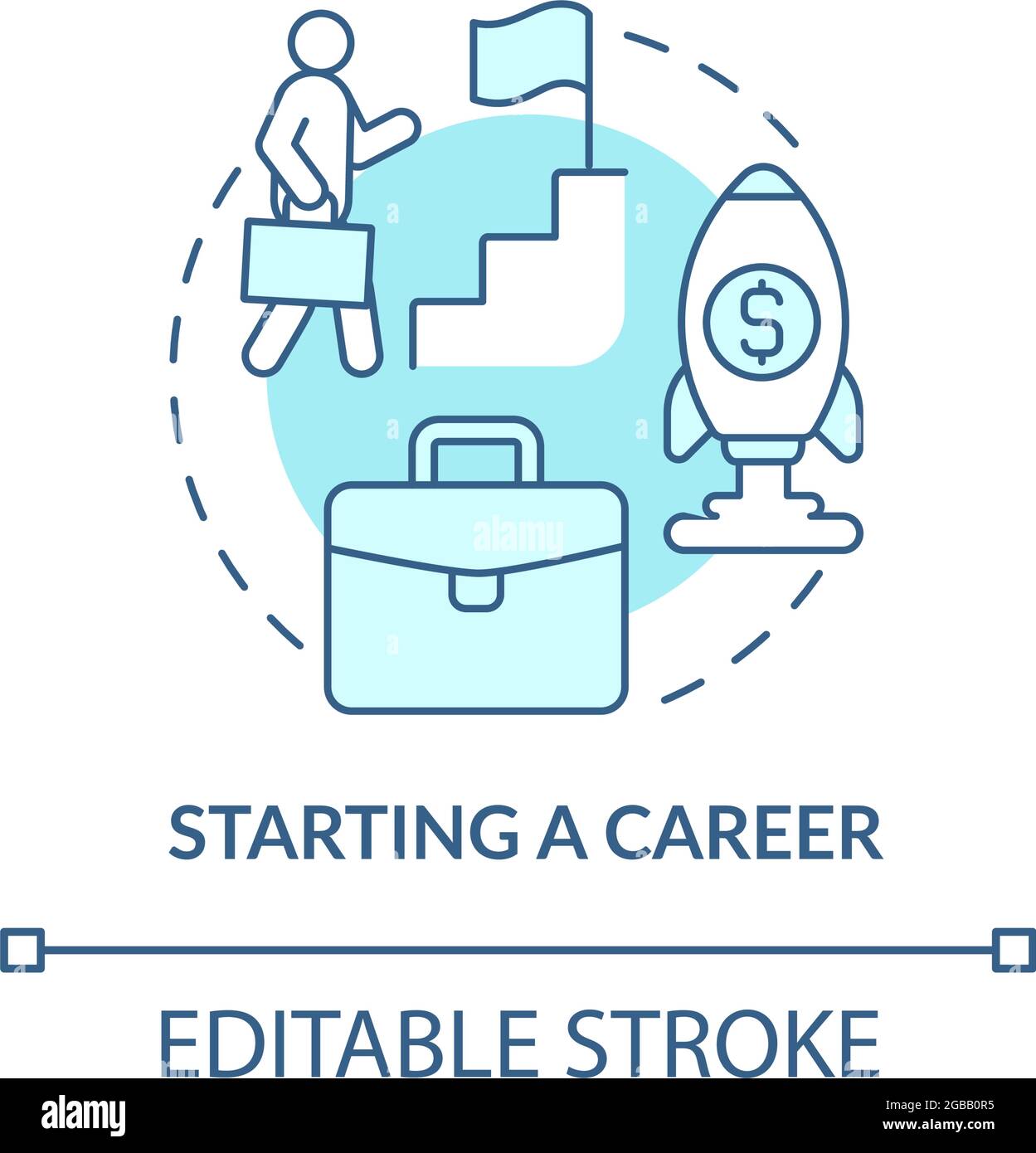 Career-ladder concept icon Stock Vector Image & Art - Alamy
