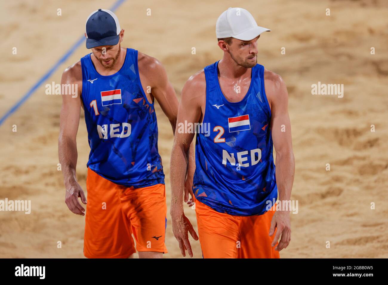 TOKYO, JAPAN - AUGUST 1: Alexander Brouwer of the Netherlands and ...