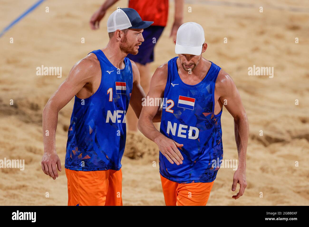 TOKYO, JAPAN - AUGUST 1: Alexander Brouwer of the Netherlands and ...