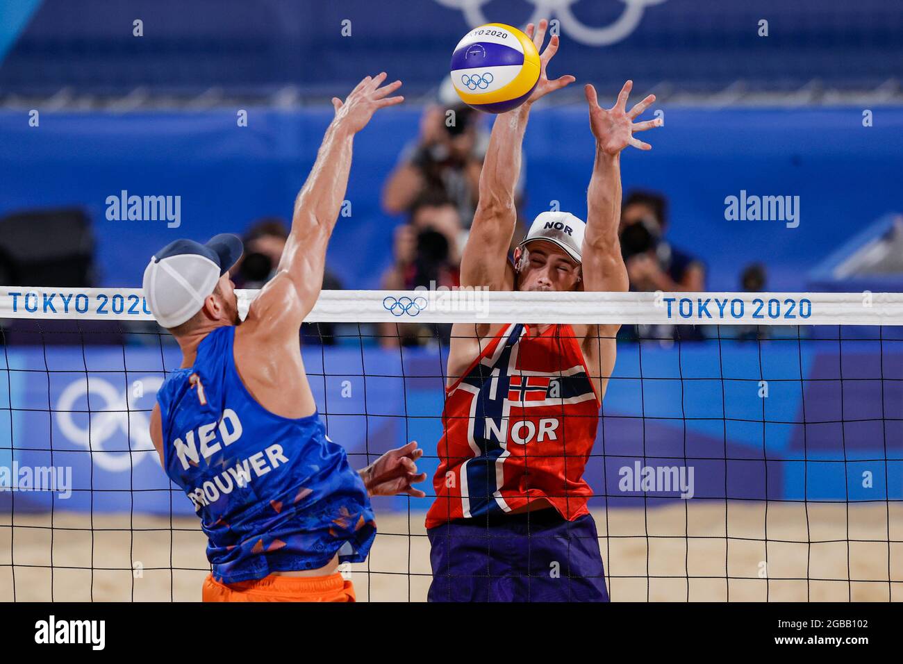 TOKYO, JAPAN - AUGUST 1: Alexander Brouwer of the Netherlands and ...