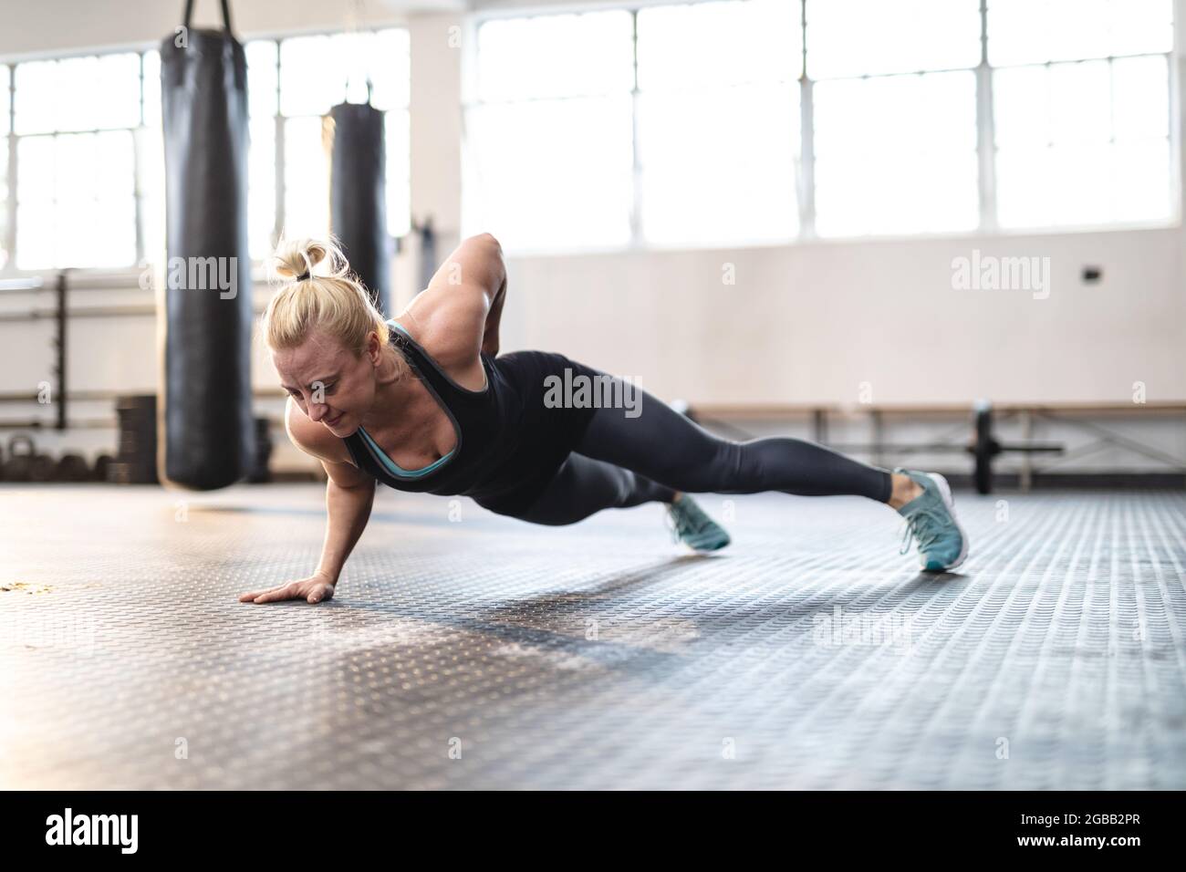 Hand of woman bodybuilder hi-res stock photography and images - Alamy