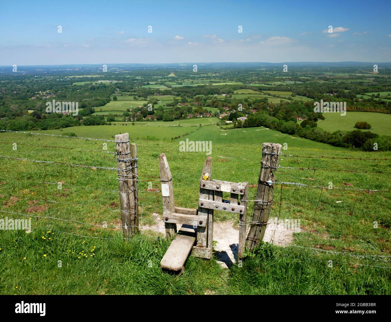 The South Downs Way at Ditchling Beacon, East Sussex Stock Photo - Alamy