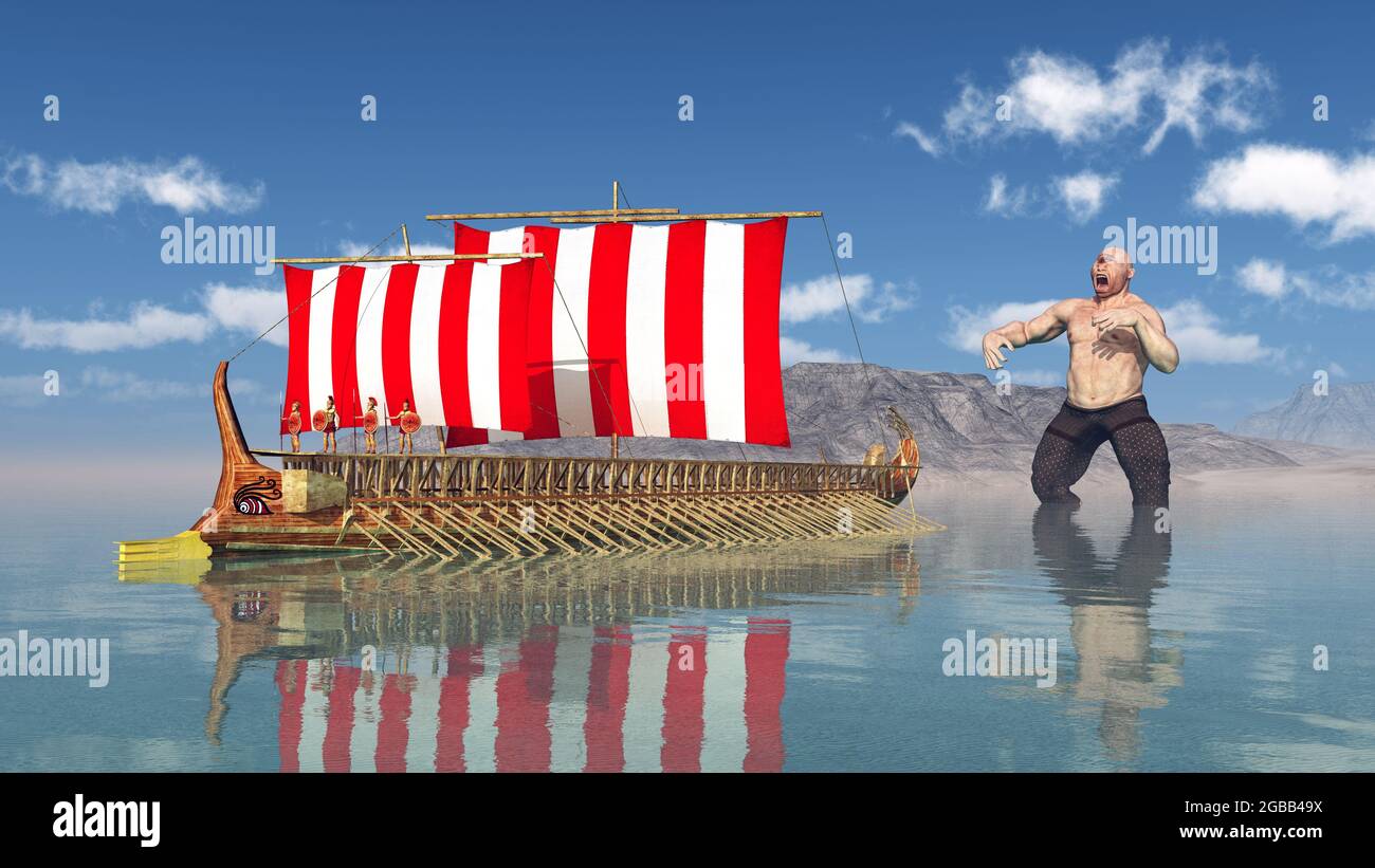 Odysseus cyclops hi-res stock photography and images - Alamy