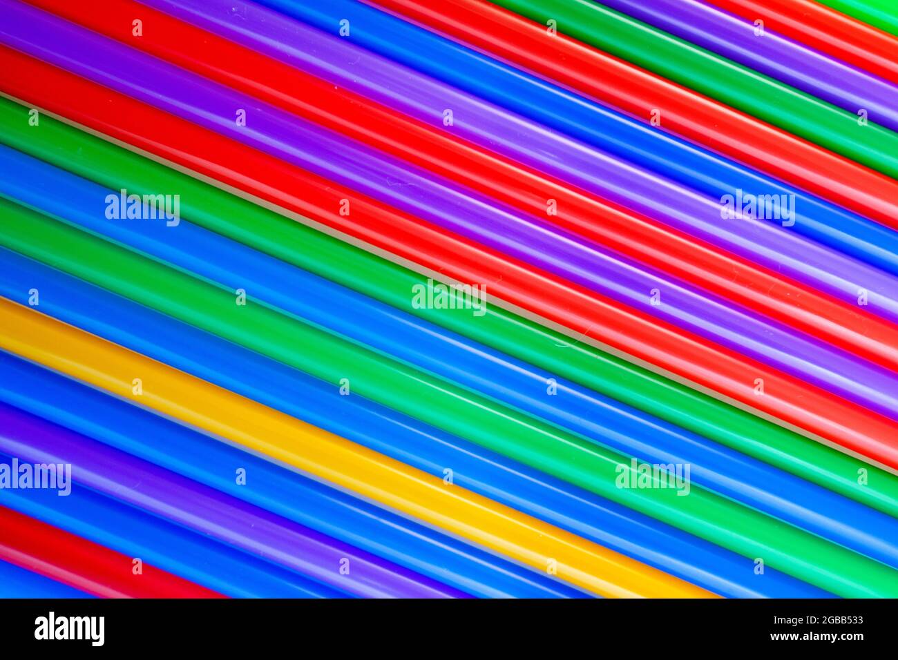 texture of multi-colored cocktail tubes Stock Photo - Alamy