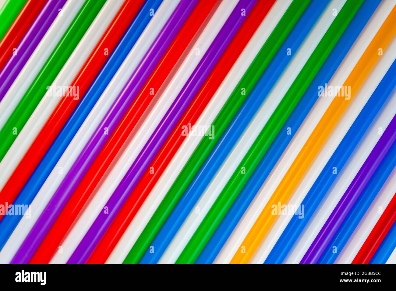 texture of multi-colored cocktail tubes Stock Photo - Alamy