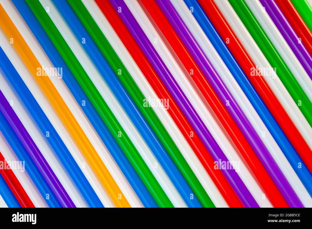 texture of multi-colored cocktail tubes Stock Photo - Alamy
