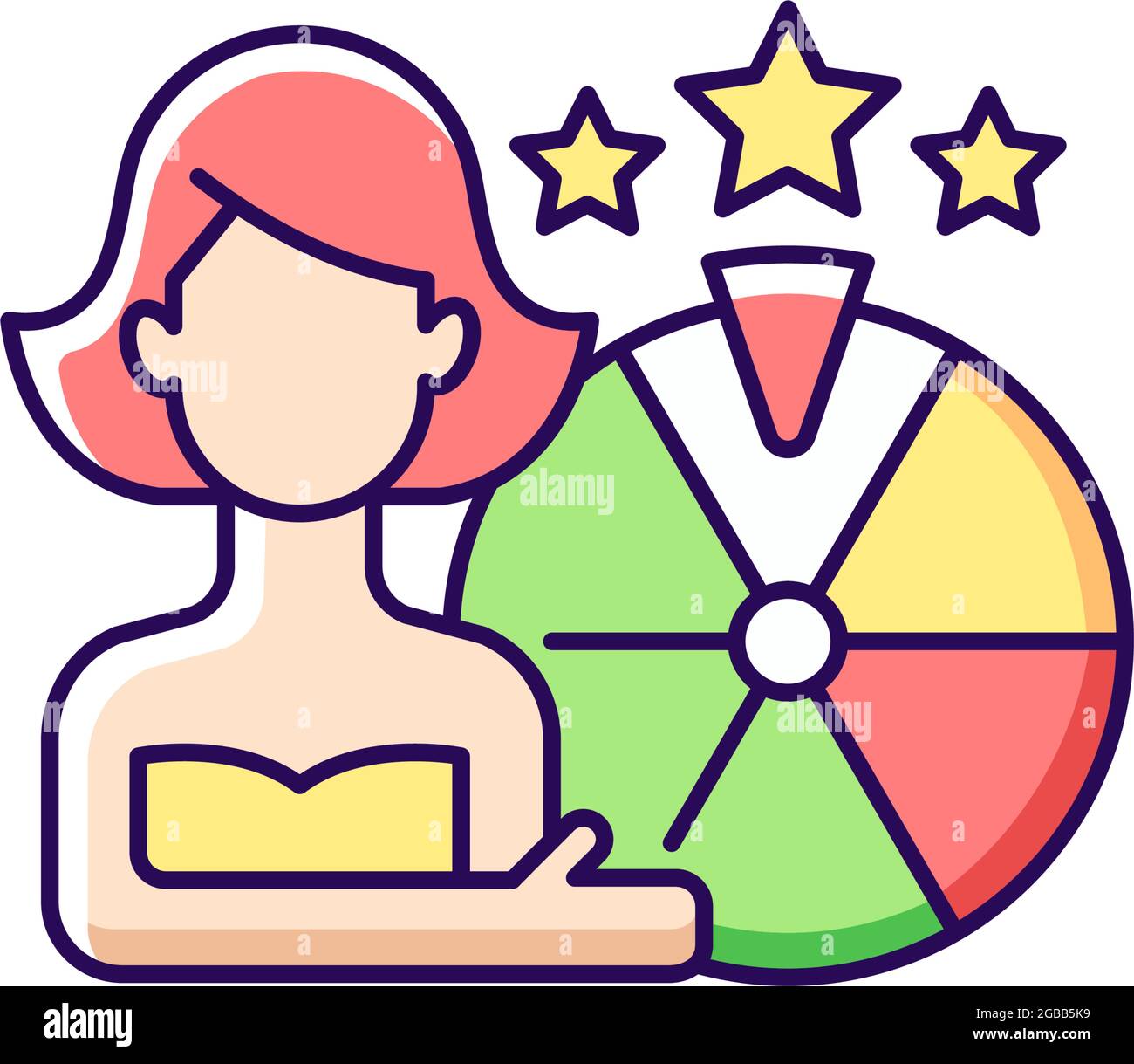 Game show RGB color icon Stock Vector Image & Art - Alamy