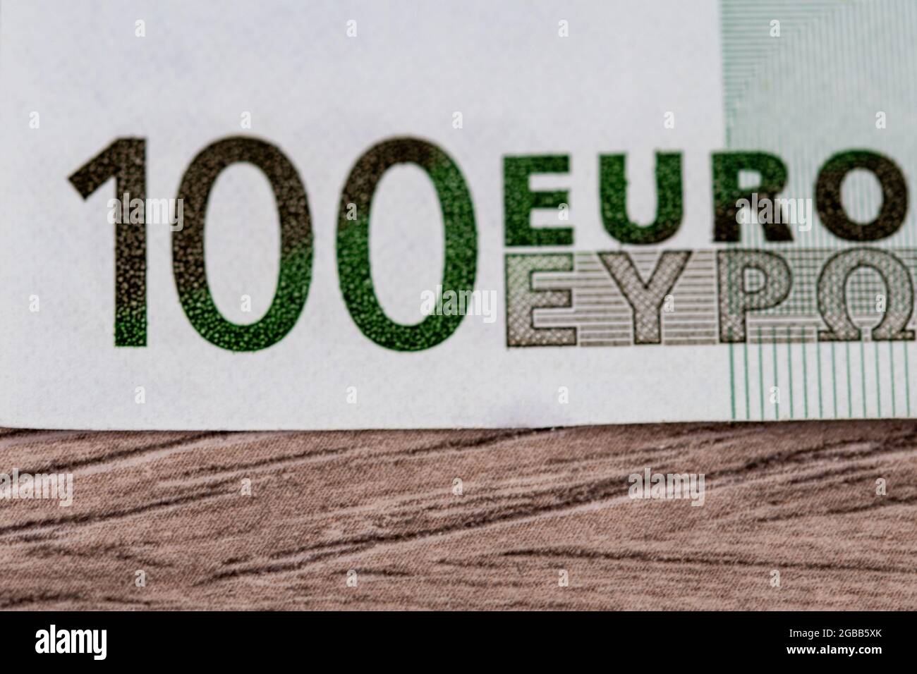 detail of a 100 euro banknote of the european community Stock Photo - Alamy