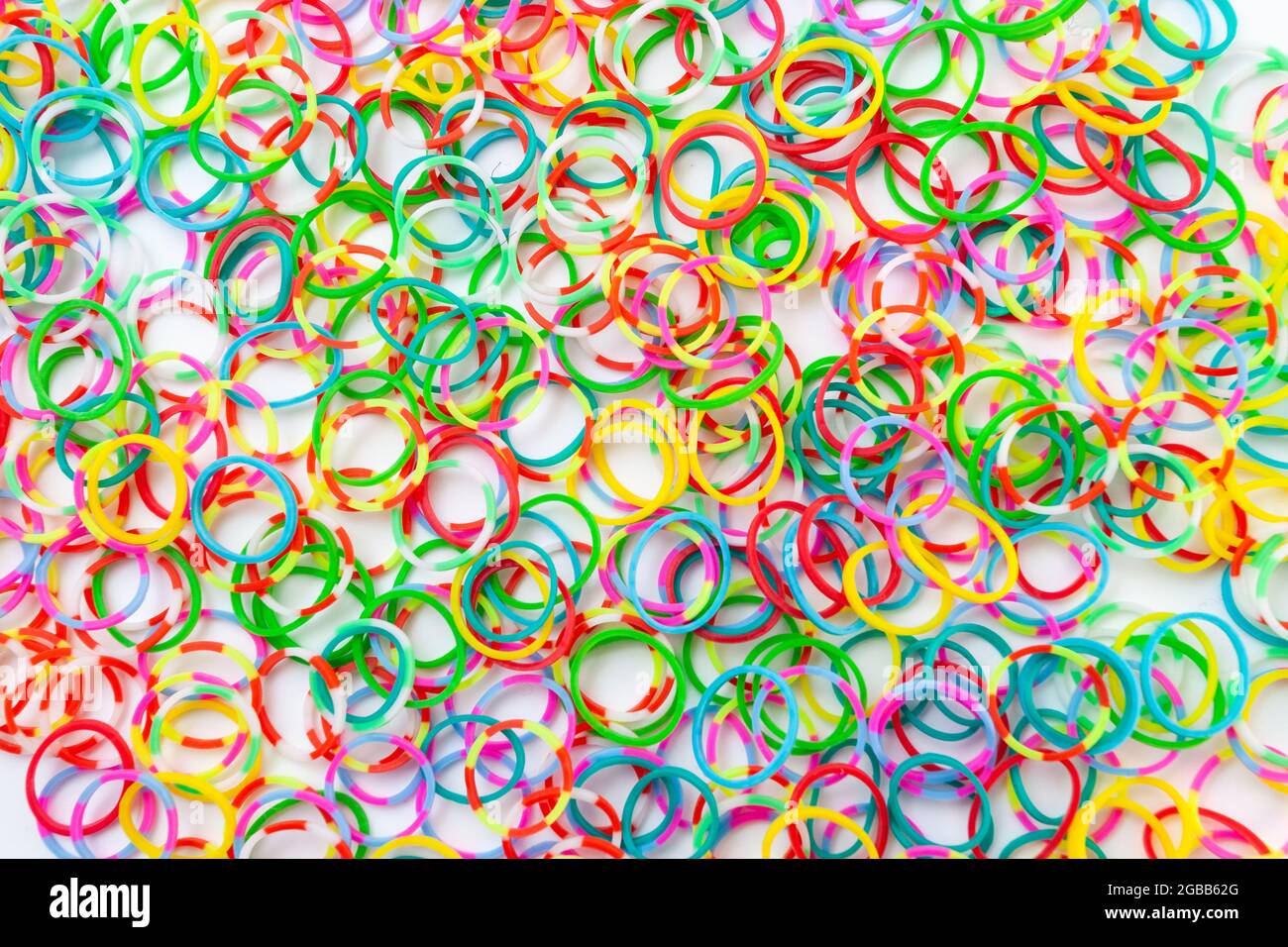 texture multi color rubber band Stock Photo - Alamy