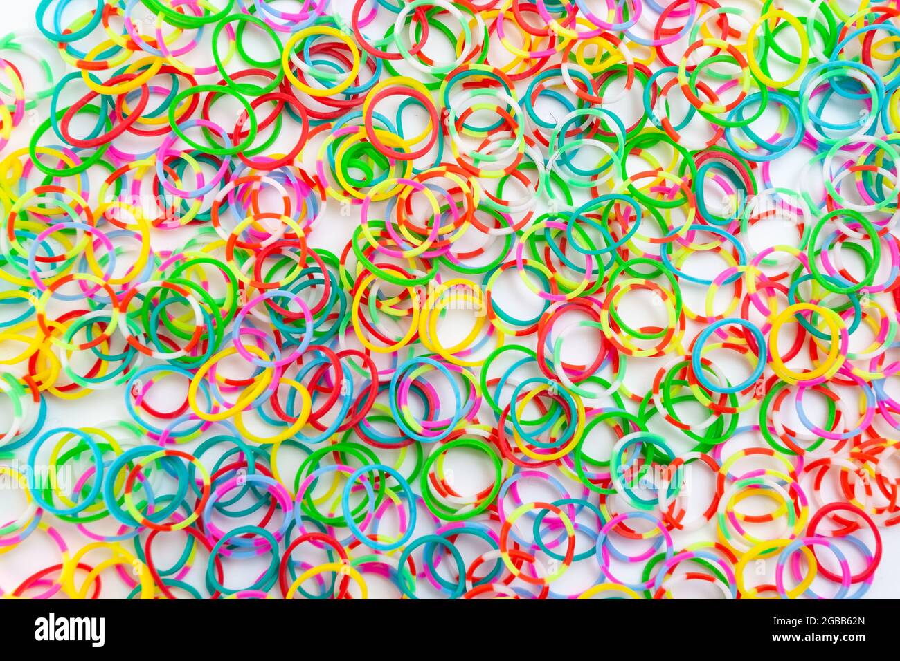 texture multi color rubber band Stock Photo - Alamy