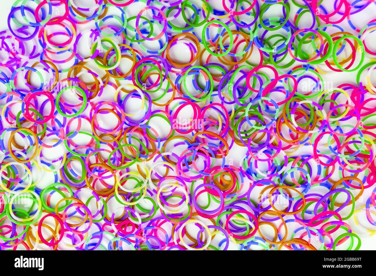 texture multi color rubber band Stock Photo - Alamy
