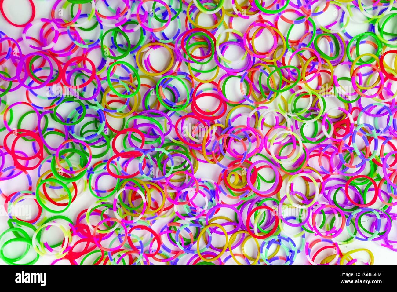 texture multi color rubber band Stock Photo - Alamy