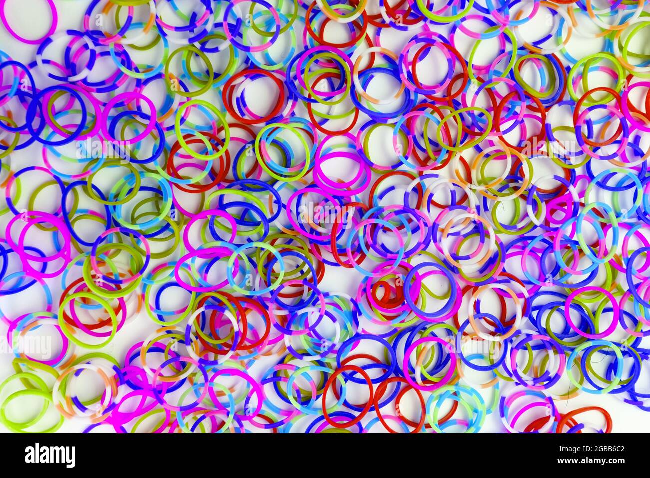texture multi color rubber band Stock Photo - Alamy
