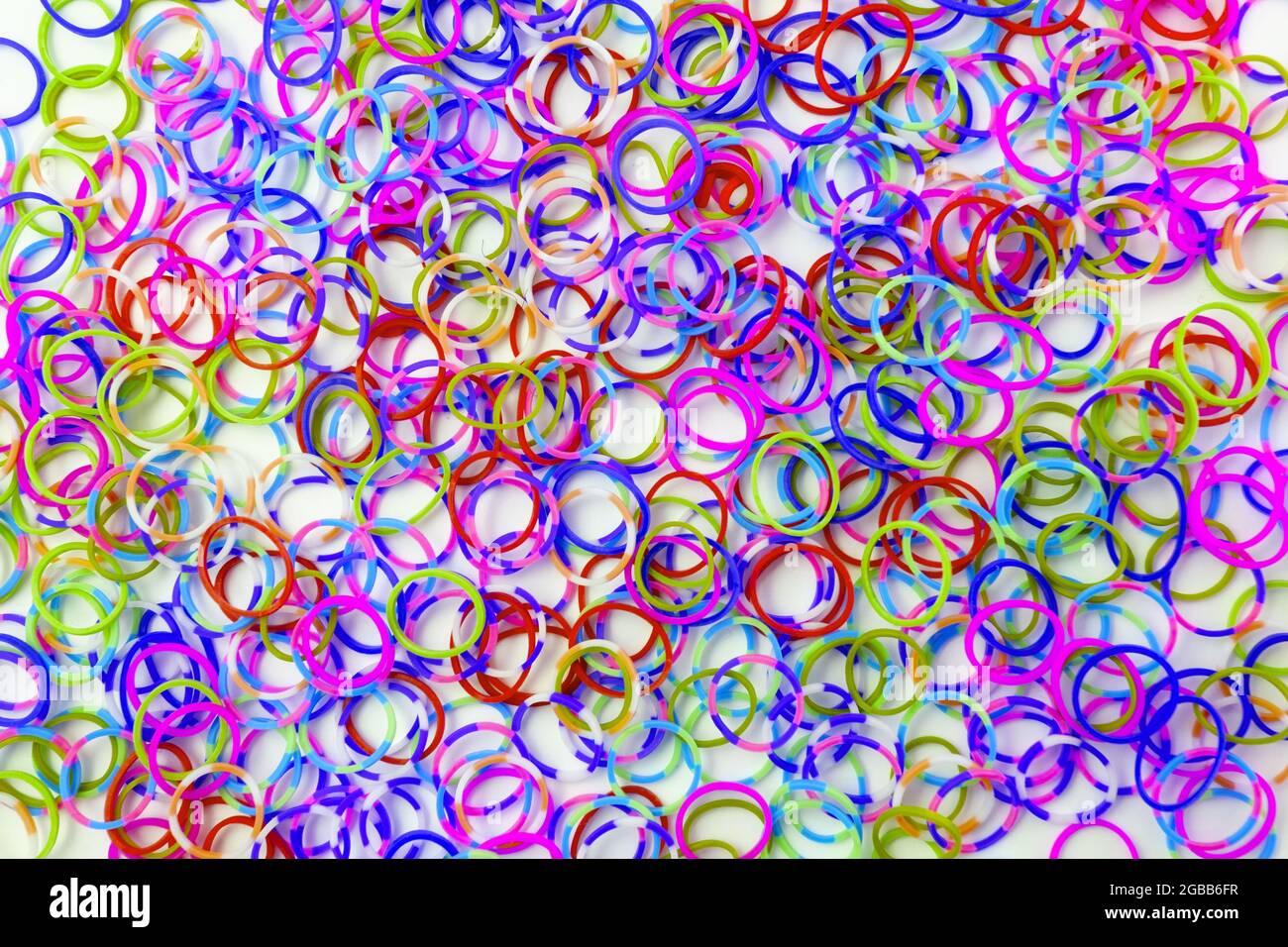texture multi color rubber band Stock Photo - Alamy