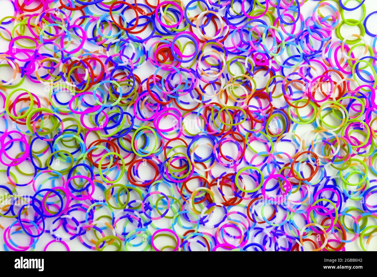 texture multi color rubber band Stock Photo - Alamy
