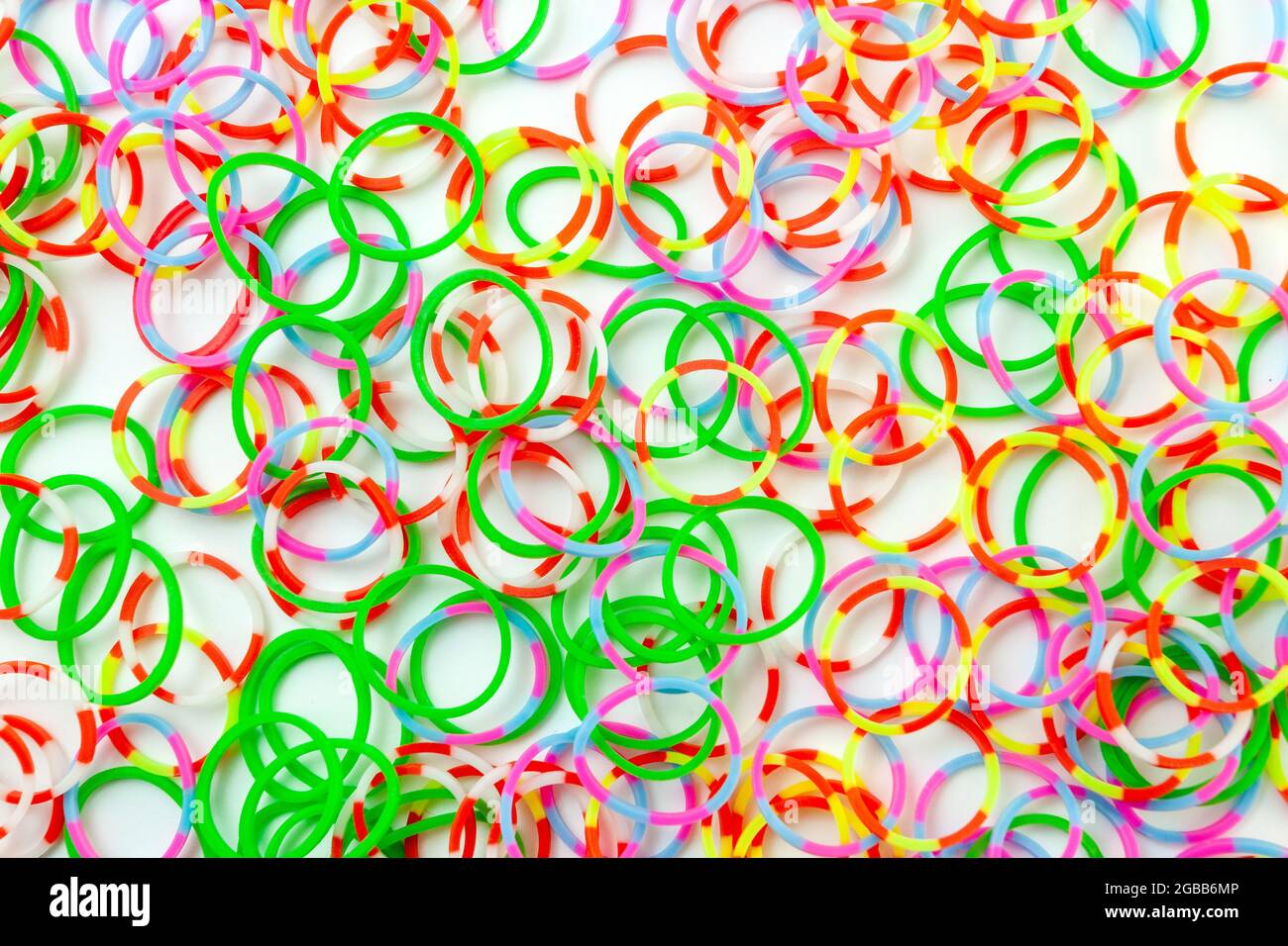 texture multi color rubber band Stock Photo - Alamy