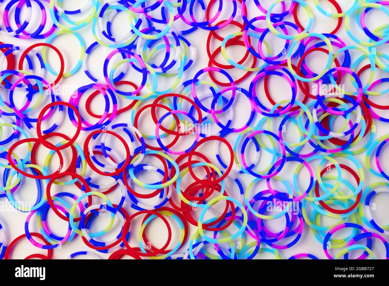texture multi color rubber band Stock Photo - Alamy