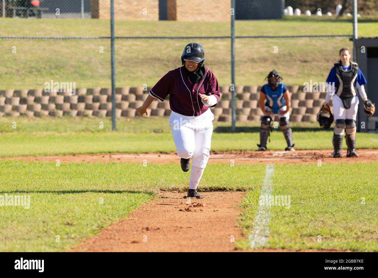 Baseball running action sport hi-res stock photography and images - Alamy