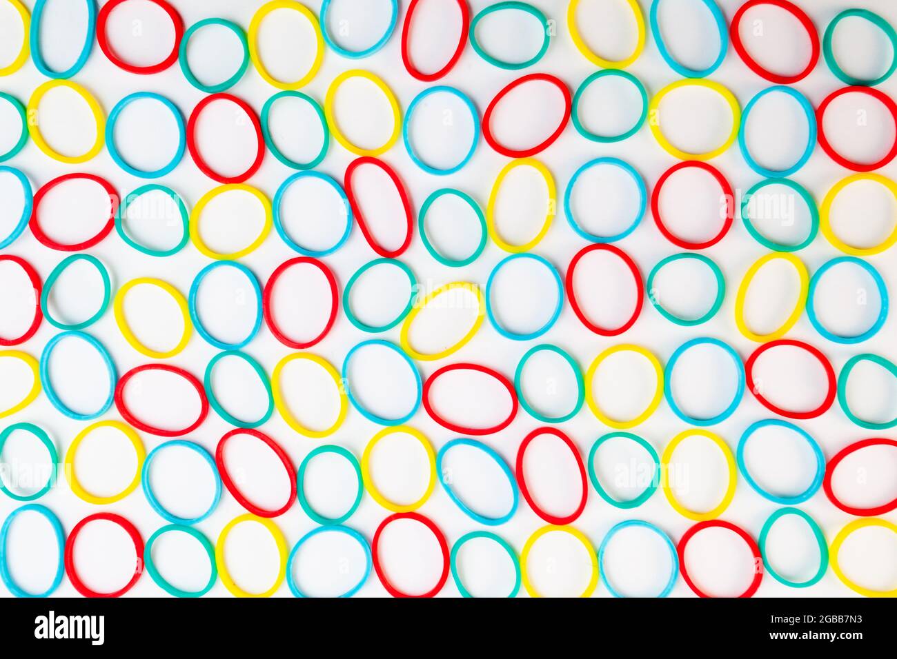texture multi color rubber band Stock Photo - Alamy