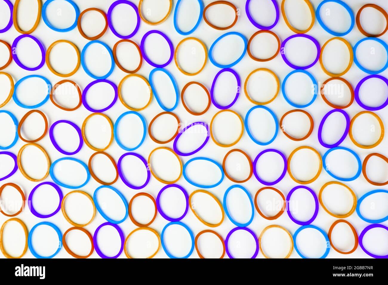 texture multi color rubber band Stock Photo - Alamy