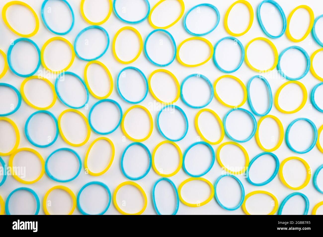 texture multi color rubber band Stock Photo - Alamy