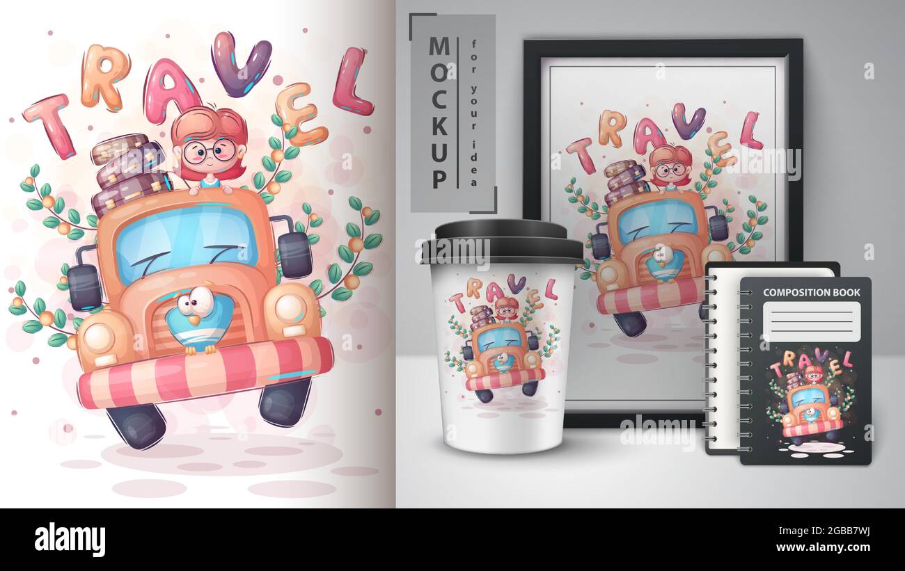 Girl poster hi-res stock photography and images - Alamy