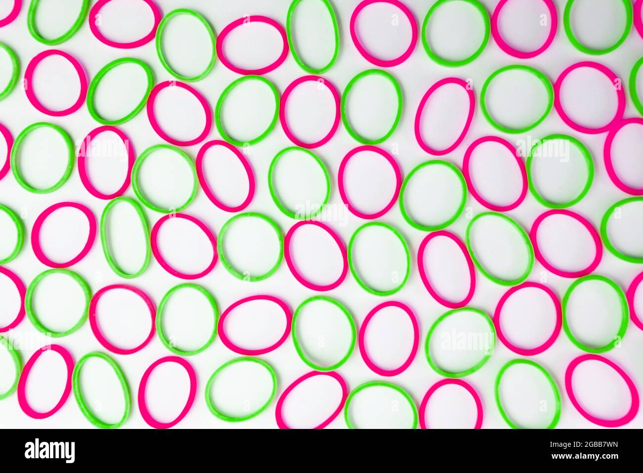 texture multi color rubber band Stock Photo - Alamy