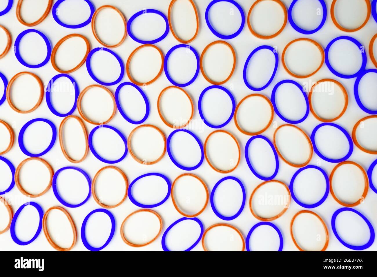 texture multi color rubber band Stock Photo - Alamy