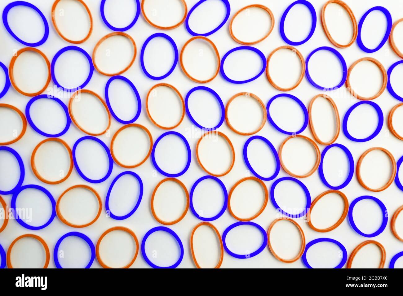 texture multi color rubber band Stock Photo - Alamy