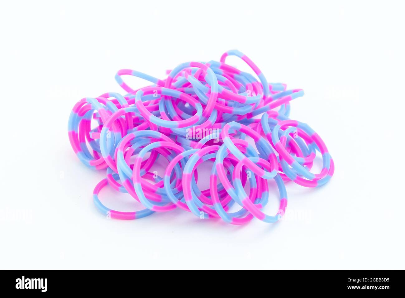 Group of rubber bands Cut Out Stock Images & Pictures - Alamy