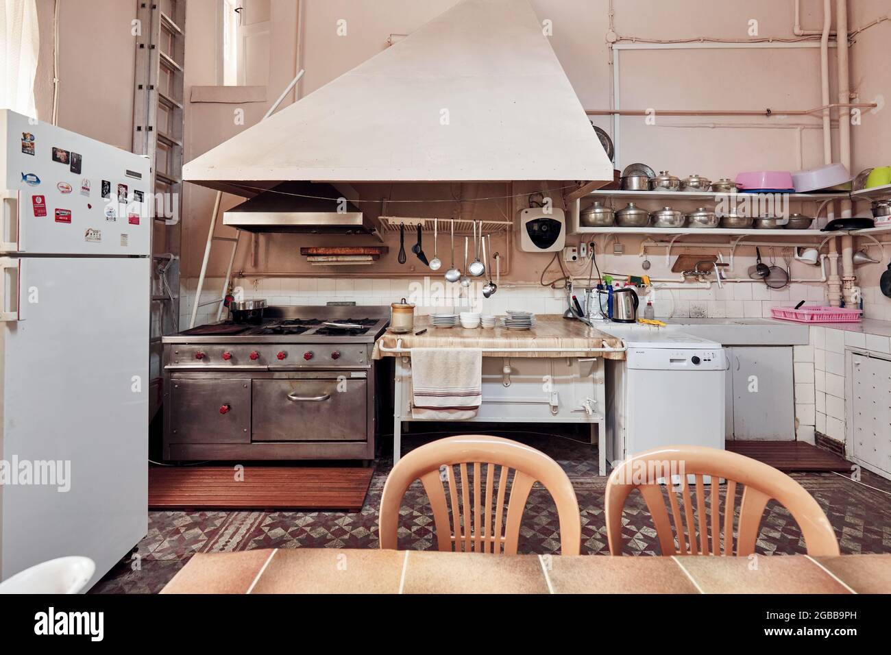 Ankara, Turkey - August, 2021: The kitchen of Pembe Kosk or Pink Villa ...